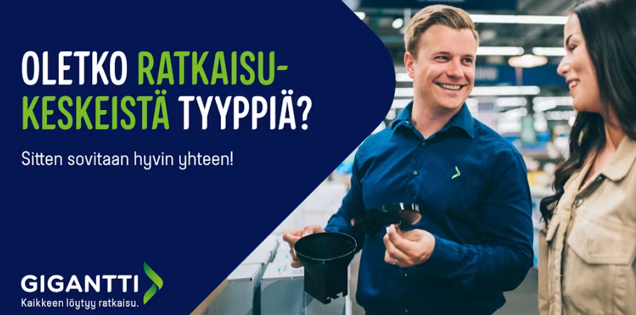 Myyjä Gigantti Oy:lle - Gigantti Oy Ab / Eezy Oyj - Työpaikat - Duunitori